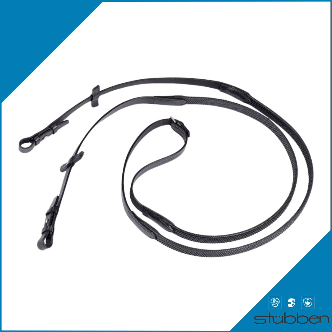 STUBBEN RUBBER GRIP REINS - STUBBEN : Bridles & Reins-Reins : Horseworld