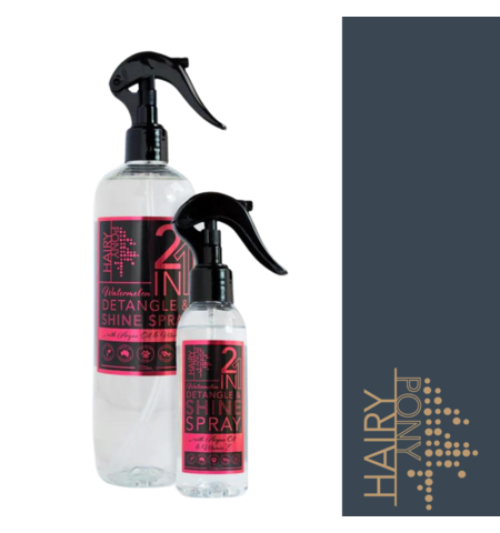 HAIRY PONY 2 IN 1 DETANGLE & SHINE SPRAY - Grooming-Coat, Mane & Tail ...